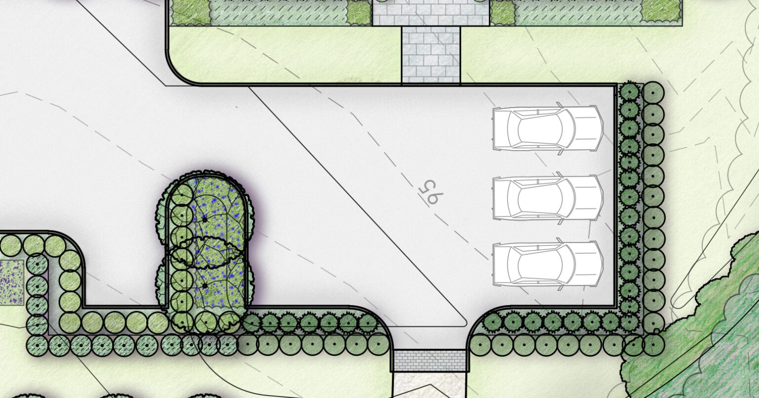 Southern Living Idea House 2025: Arrival Court - Southern Living Plants